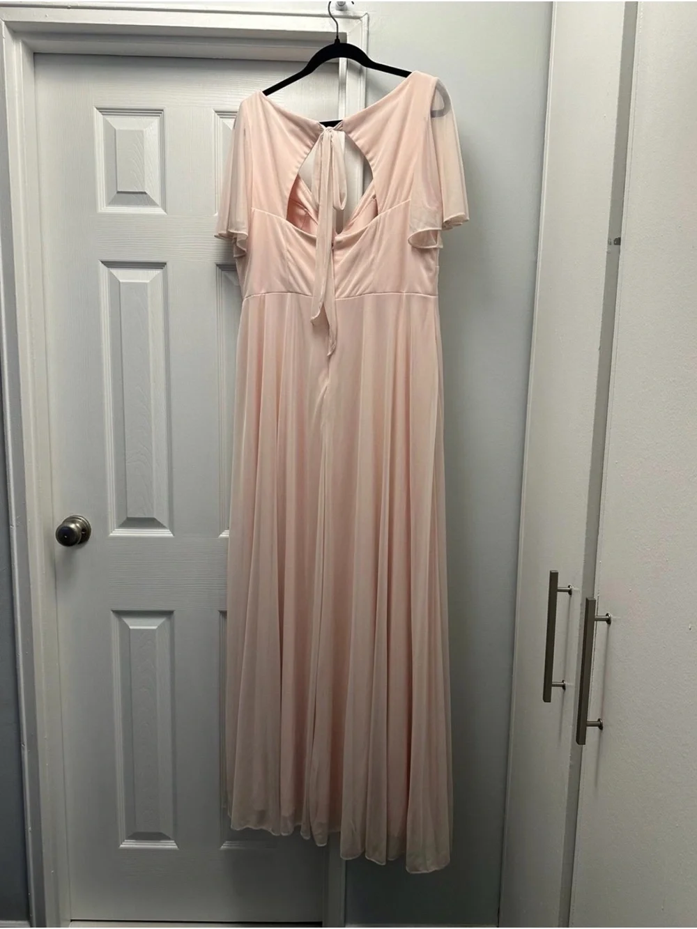 Azazie | Dresses | Azazie Blush Pink Evening Gown | Poshmark